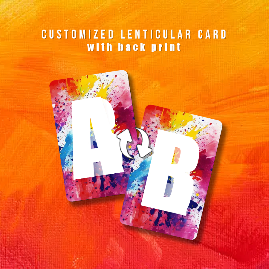 Customized Lenticular Photocard with Back Print | Shopee Philippines