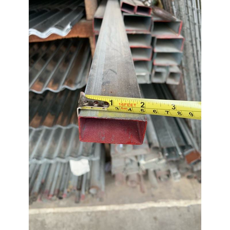 GI 2”x1” 1.2mm square rectangular tubular per foot | Shopee Philippines