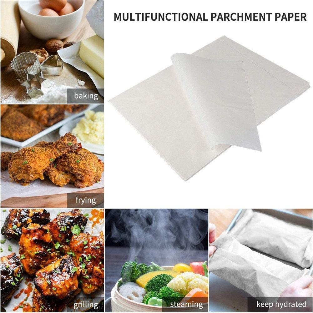 100pcs White Parchment Rice Wrapper Paper Greaseproof Paper Food ...