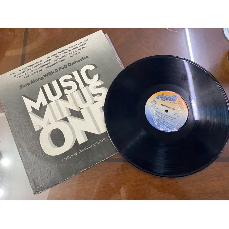 MUSIC MINUS ONE SING ALONG WITH A FULL ORCHESTRA ANDREW GRIFFIN ...