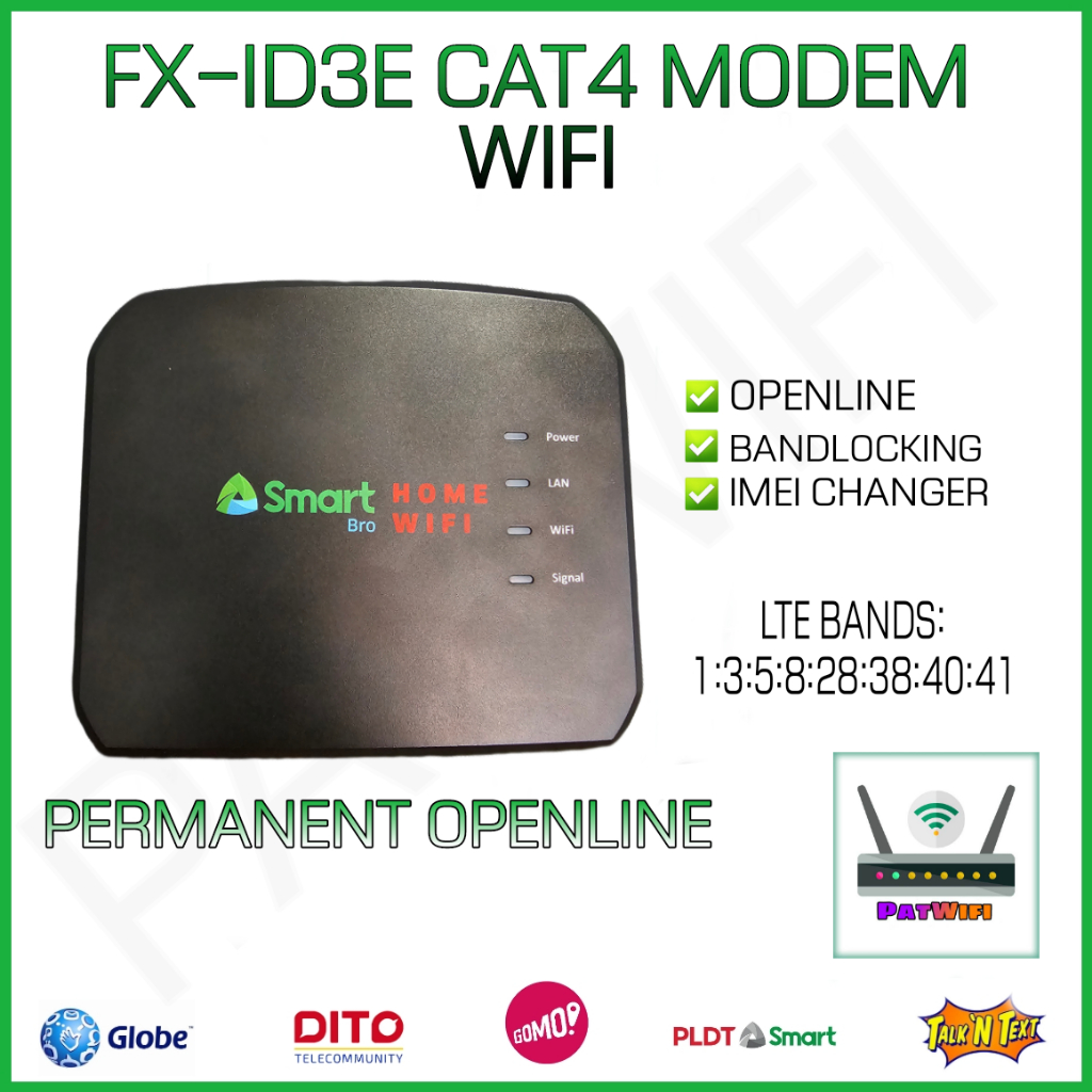 FX-ID3E MODEM WIFI OPENLINE | Shopee Philippines