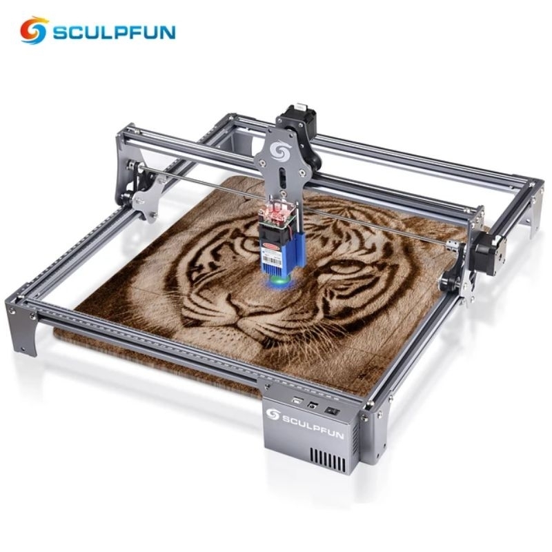 S6 Sculpfun Laser Engraver Machine 410 x 420 mm print size | Shopee ...