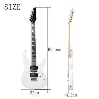 KAWES Double Rocker Electric Guitar Professional Metal Electric Guitar ...
