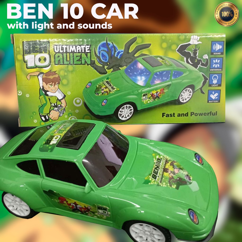 LifeShop Ben10 Series 3D Music Car with lights Ultimate Alien fast and ...