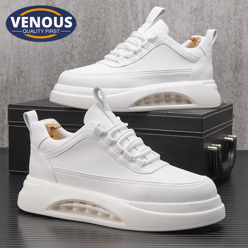 【Venous】2024 White Korean Shoes for Men Original Casual Sneakers for ...