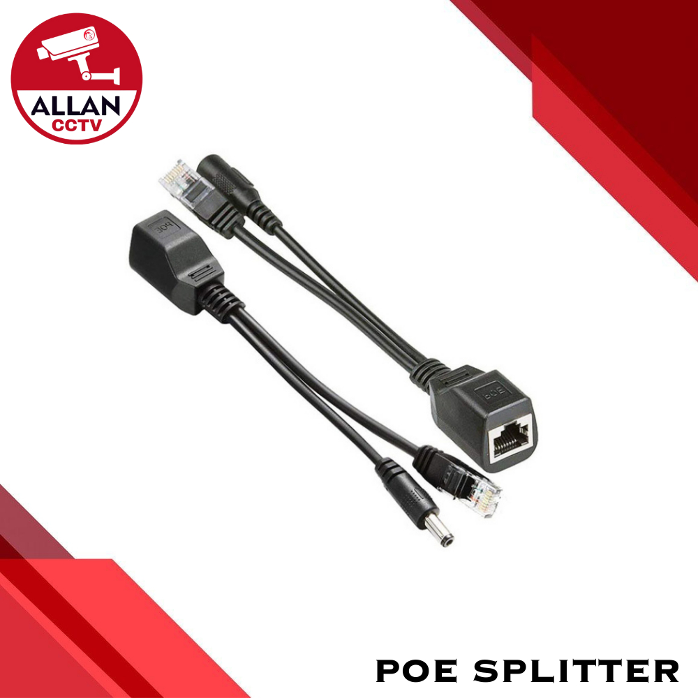 ALLAN CCTV POE Cable Passive Power Over Ethernet Adapter Cable POE ...