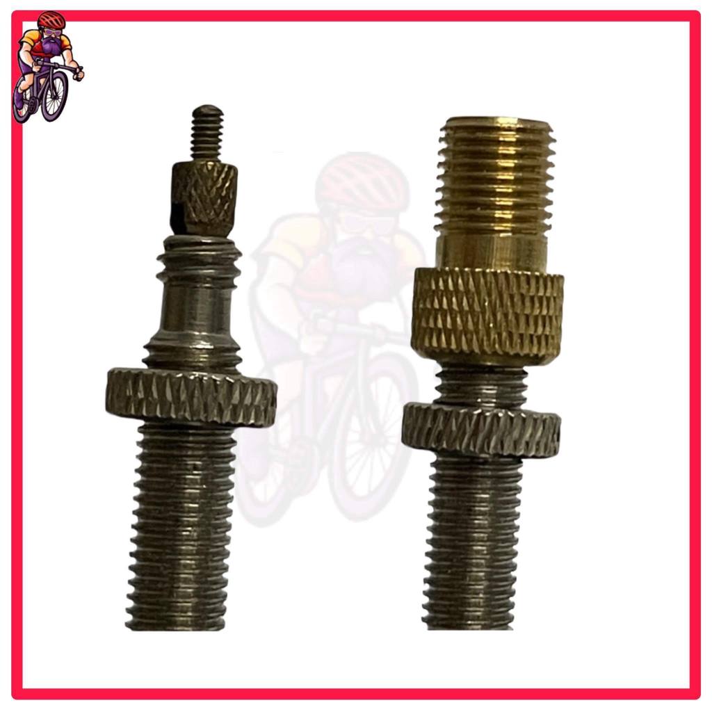 Ragusa Bicycle Pump Valve Converter Presta to Schrader Adaptor for ...