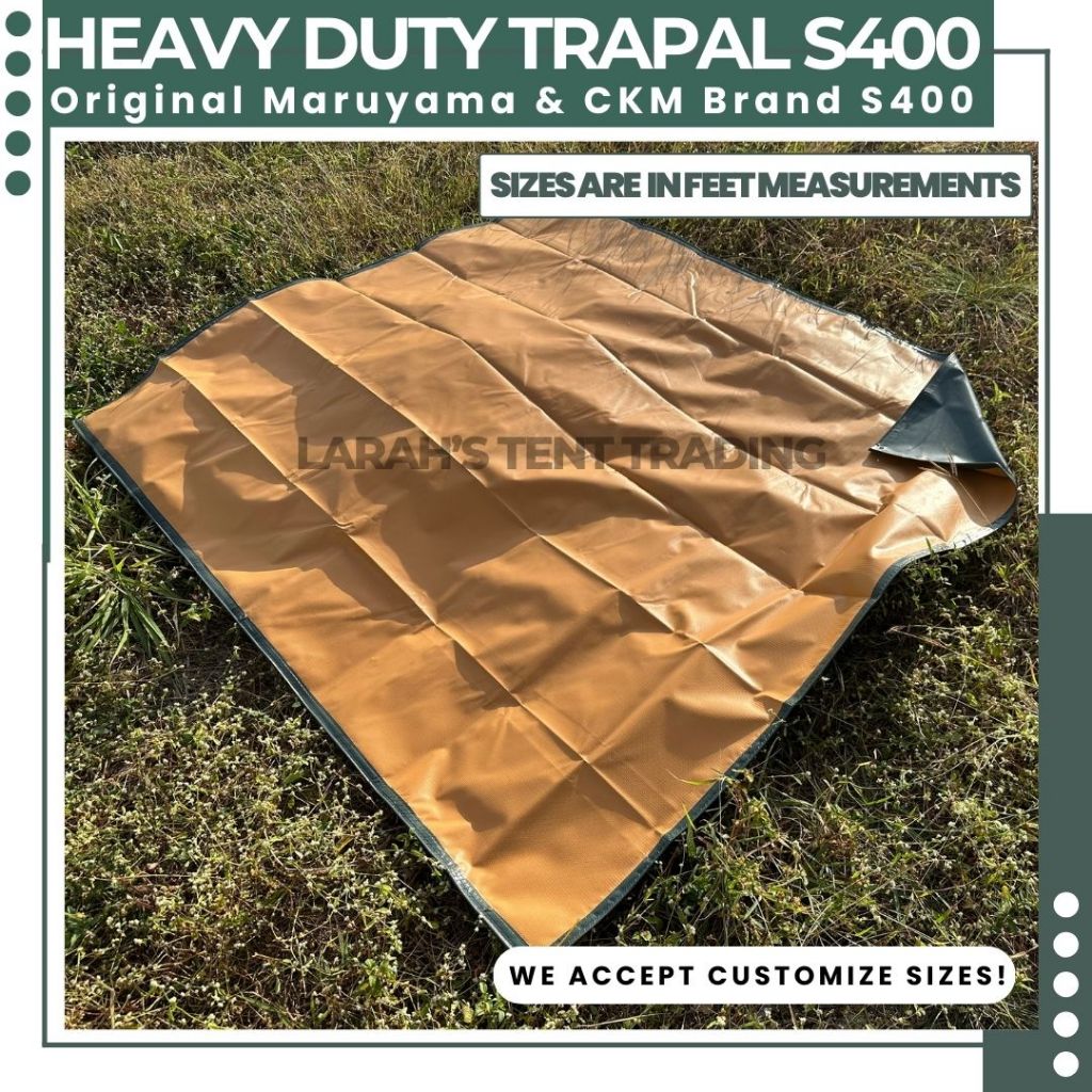3x16ft S400 HEAVY DUTY 0.4MM THICKNESS TRAPAL TOLDA LONA TARP HEAVY ...