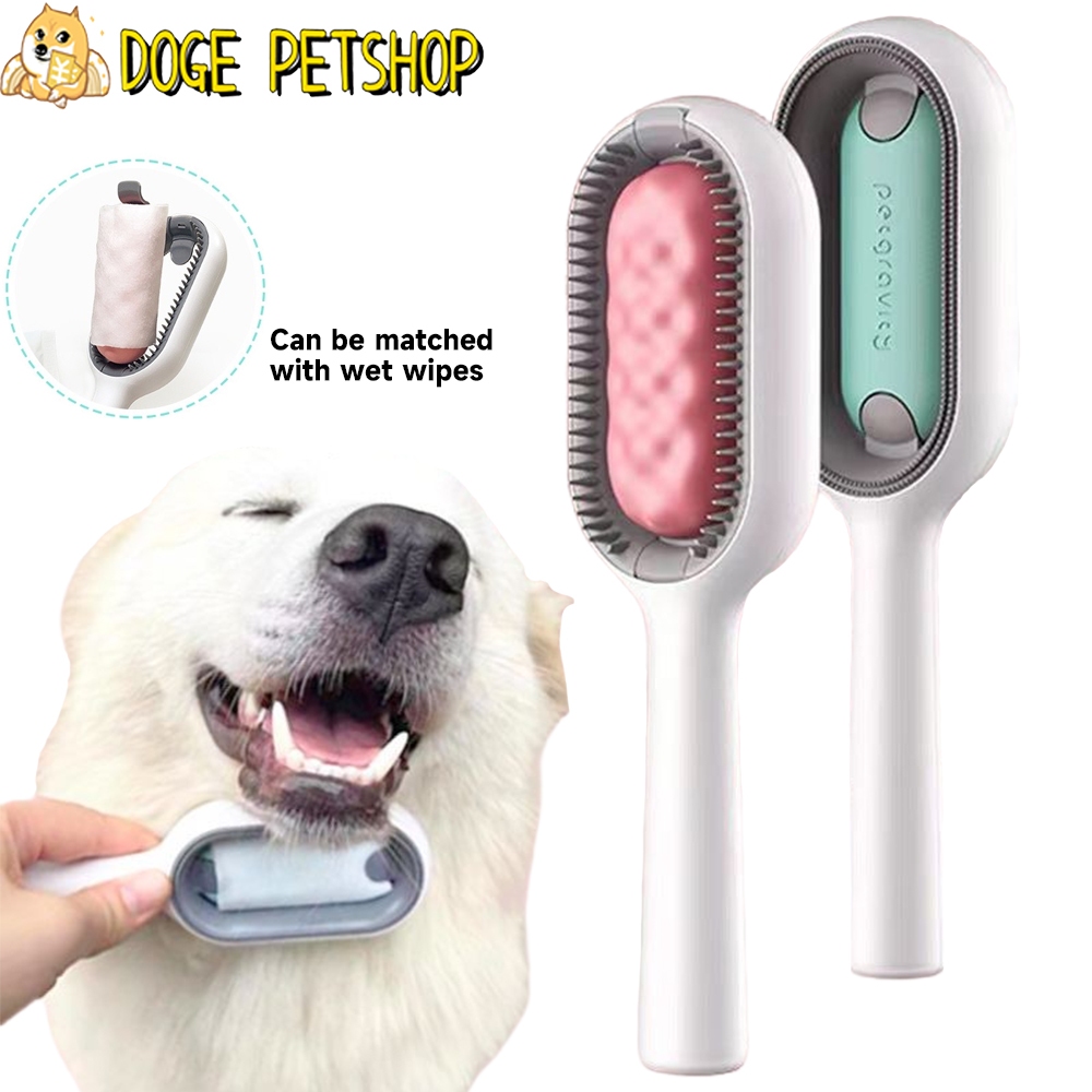 Doge Pet Cleaning Floating Hair Removal Brush Cat And Dog Shower Brush Cat And Dog Brush ...