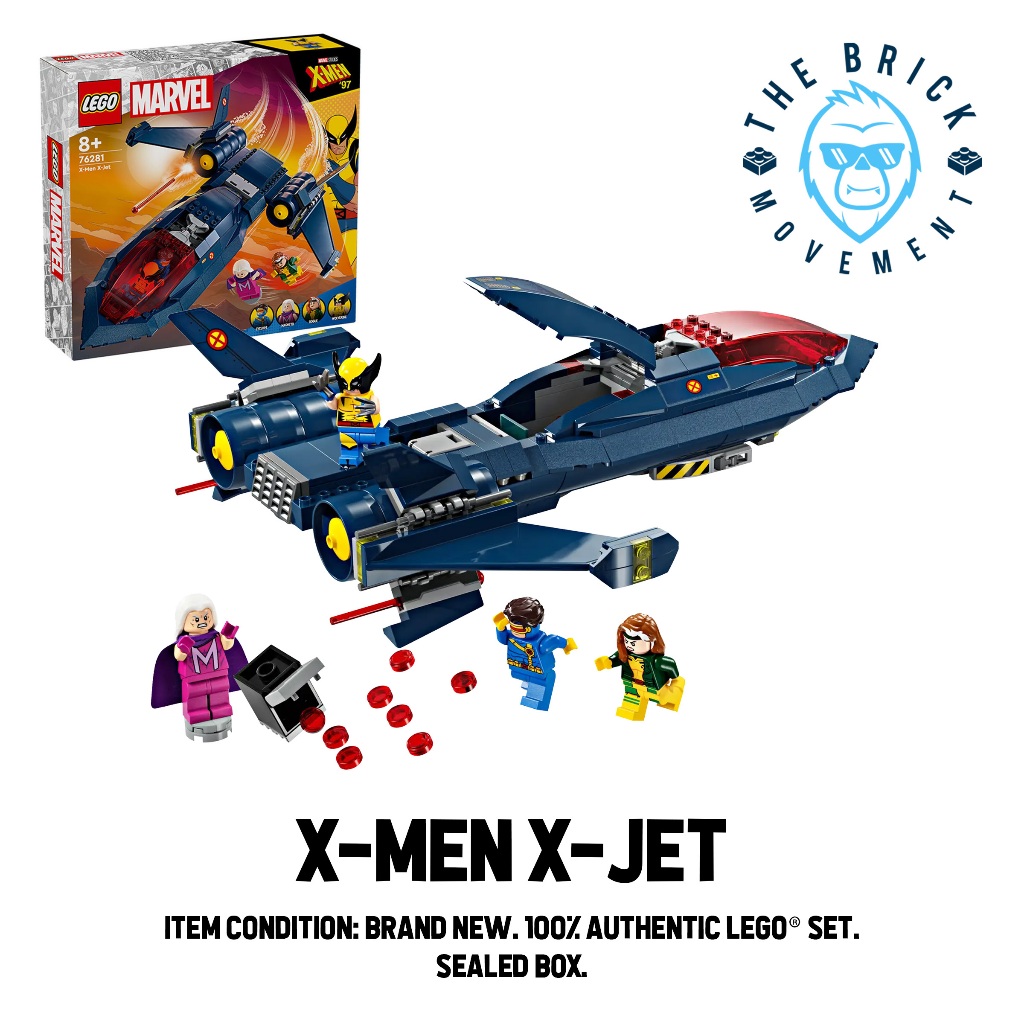 LEGO® MARVEL 76281 X-Men X-Jet Set | Shopee Philippines