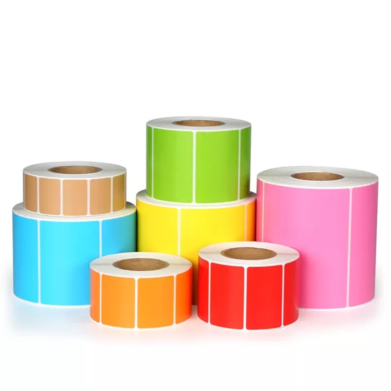 800 PCS Colored High Quality Waterproof Thermal Barcode Sticker Paper ...