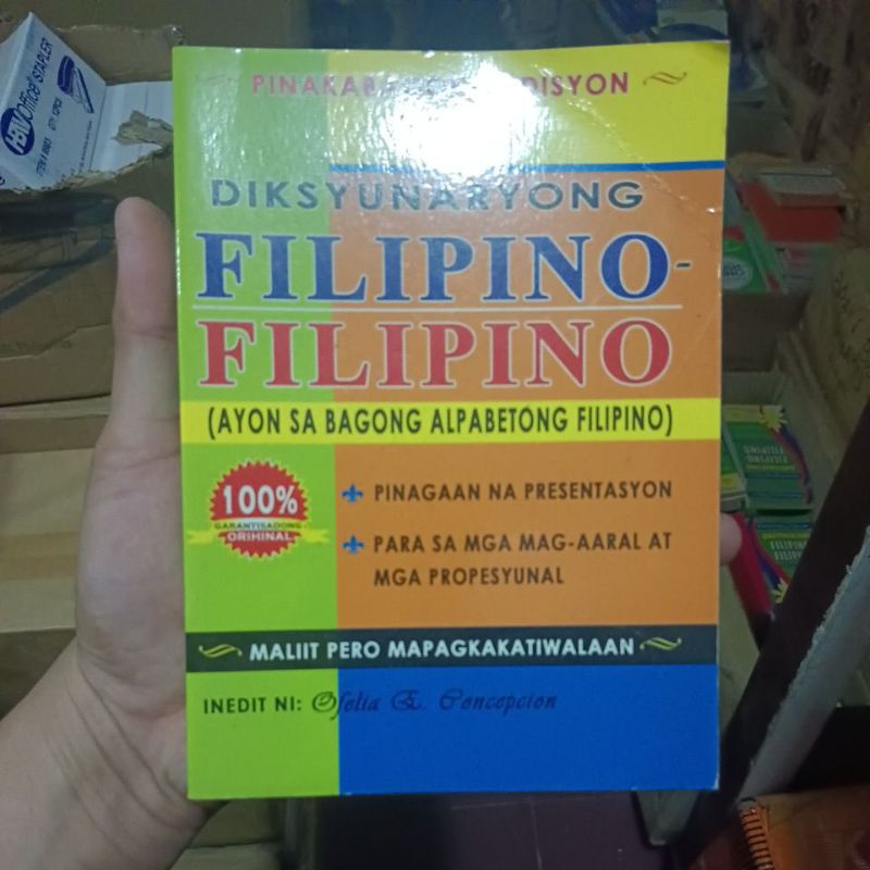DICTIONARY FILIPINO. | Shopee Philippines