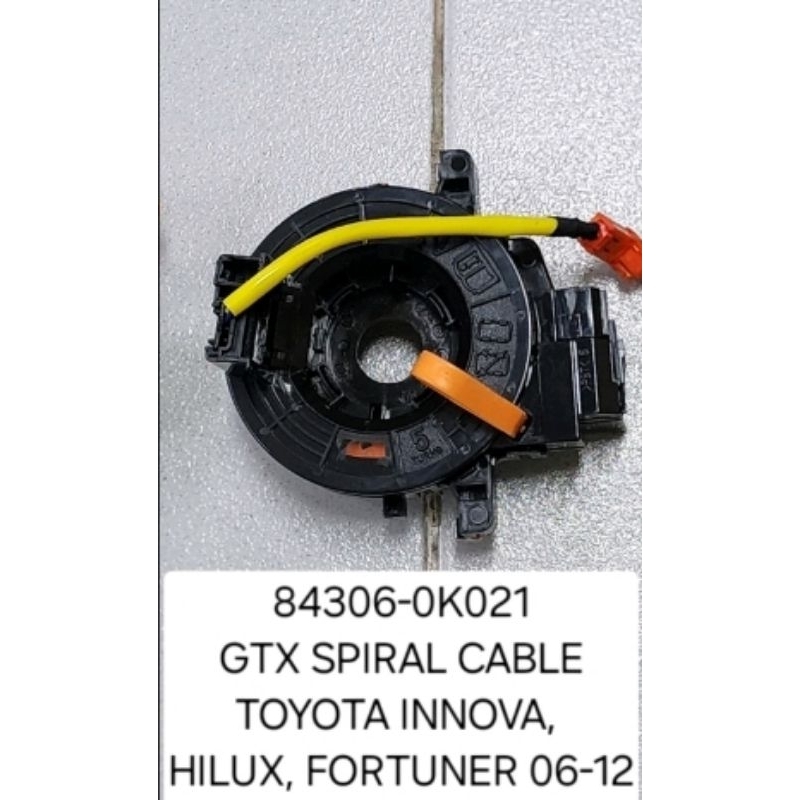 Spiral Cable Toyota Innova, Fortuner, HILUX (2006-2012) | Shopee ...