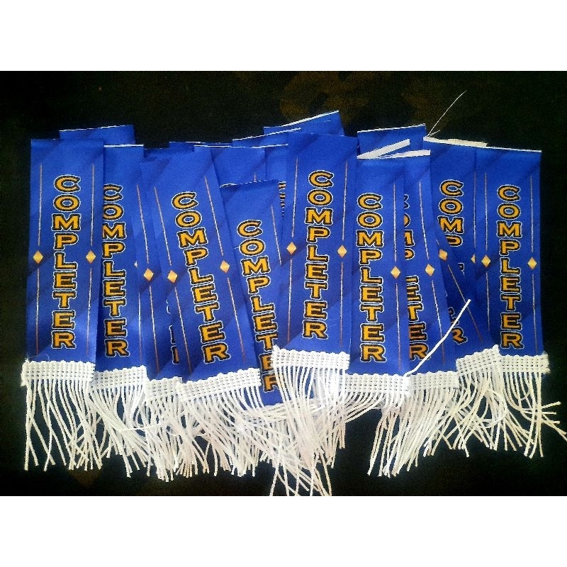 Ribbons for Graduation/kinder awards with tassle and head | Shopee ...