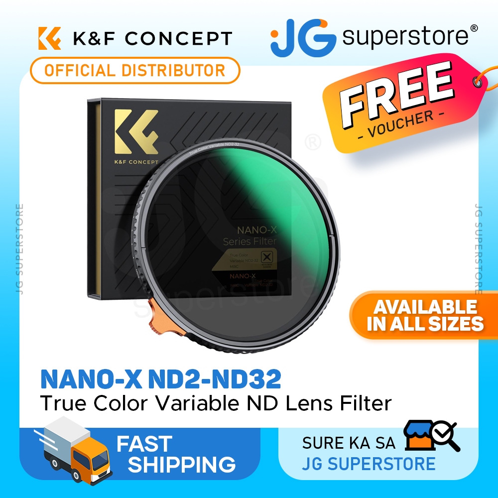 K&F Concept Nano-X Series 5-Stops ND2-ND32 True Color Variable ND Lens Filter | Shopee Philippines