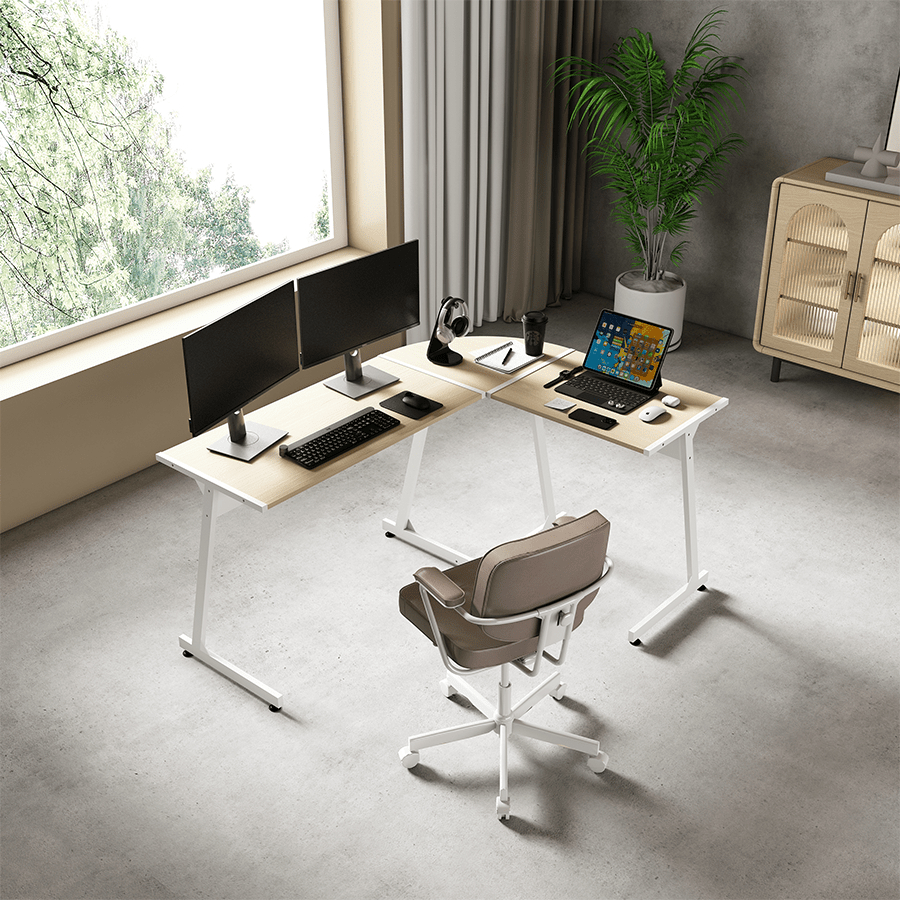 Mandaue Foam Marlowe L-shape Desk | Shopee Philippines