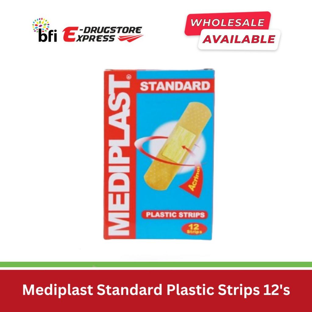 BFI E-Drugstore Mediplast Standard Plastic Strips 12's | Shopee Philippines