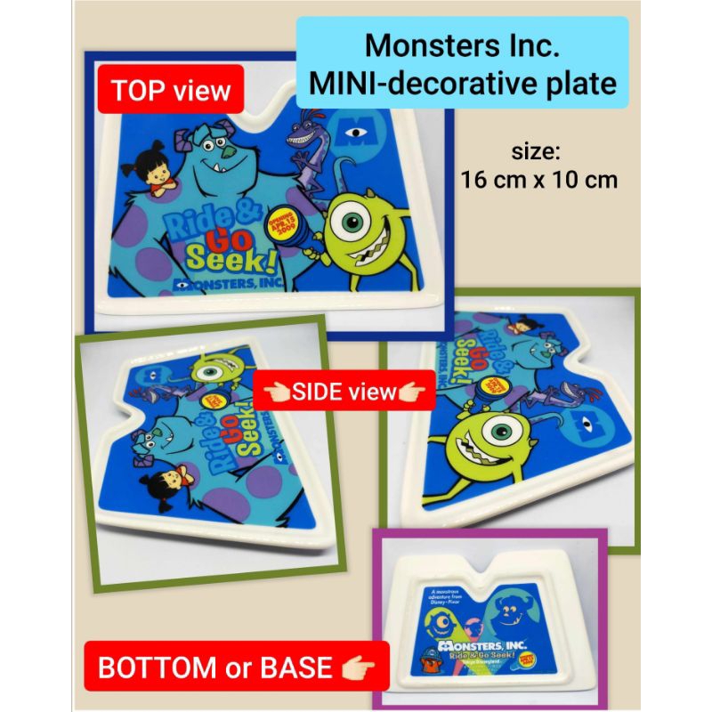 Monsters Inc. Ceramic Plate Collector's Item (Japan Surplus) | Shopee ...