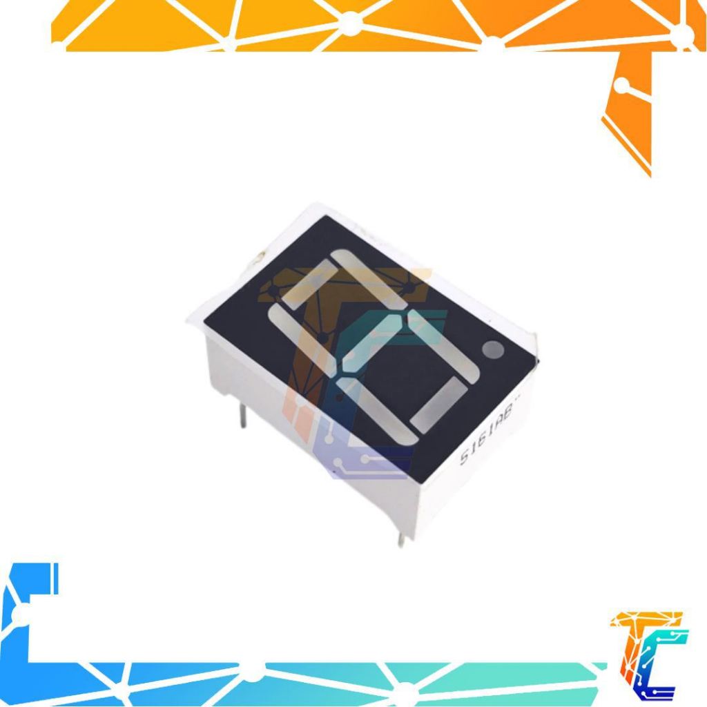 1.8 inch 1 digit Blue Led display 7 segment Common cathode | Shopee ...