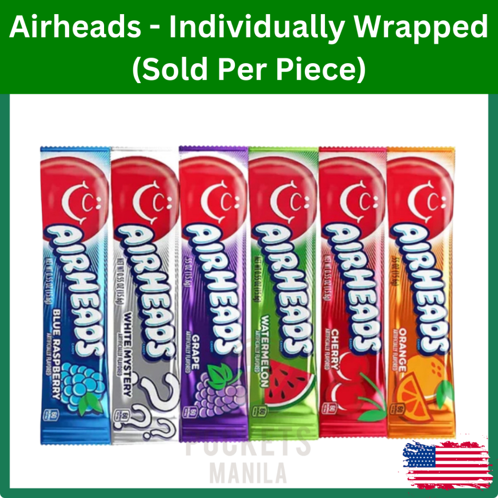 Airheads - Individually Wrapped | Sold per Piece | Shopee Philippines
