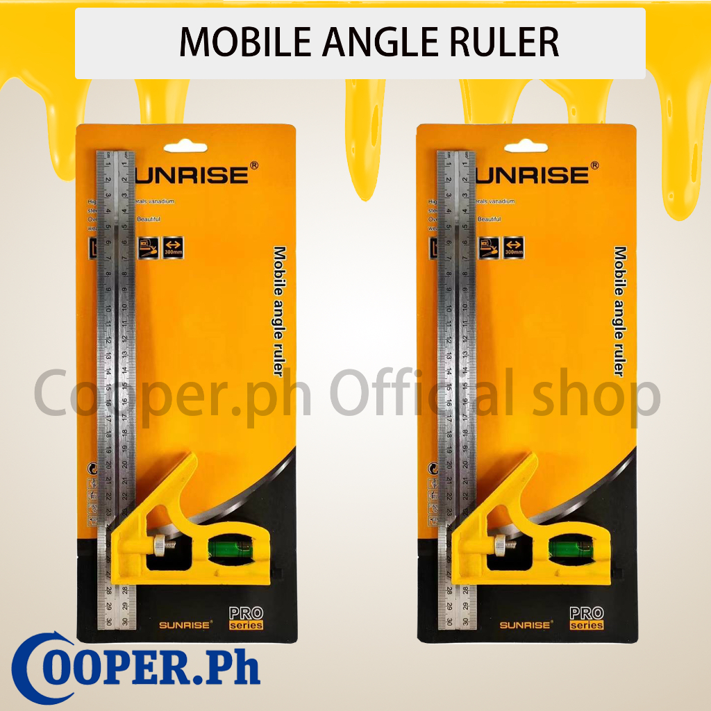sunrise Mobile Angle Ruler Adjustable Sliding Square Ruler Measure Tool ...