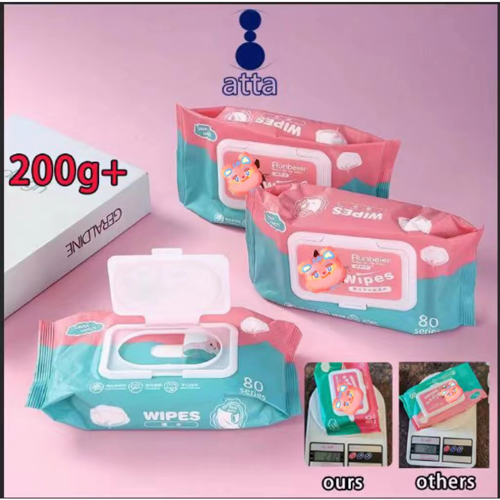 10pcs /80s BABY WET WIPES per pack Shoe wipes Hand Mouth Baby Safe Wipe ...