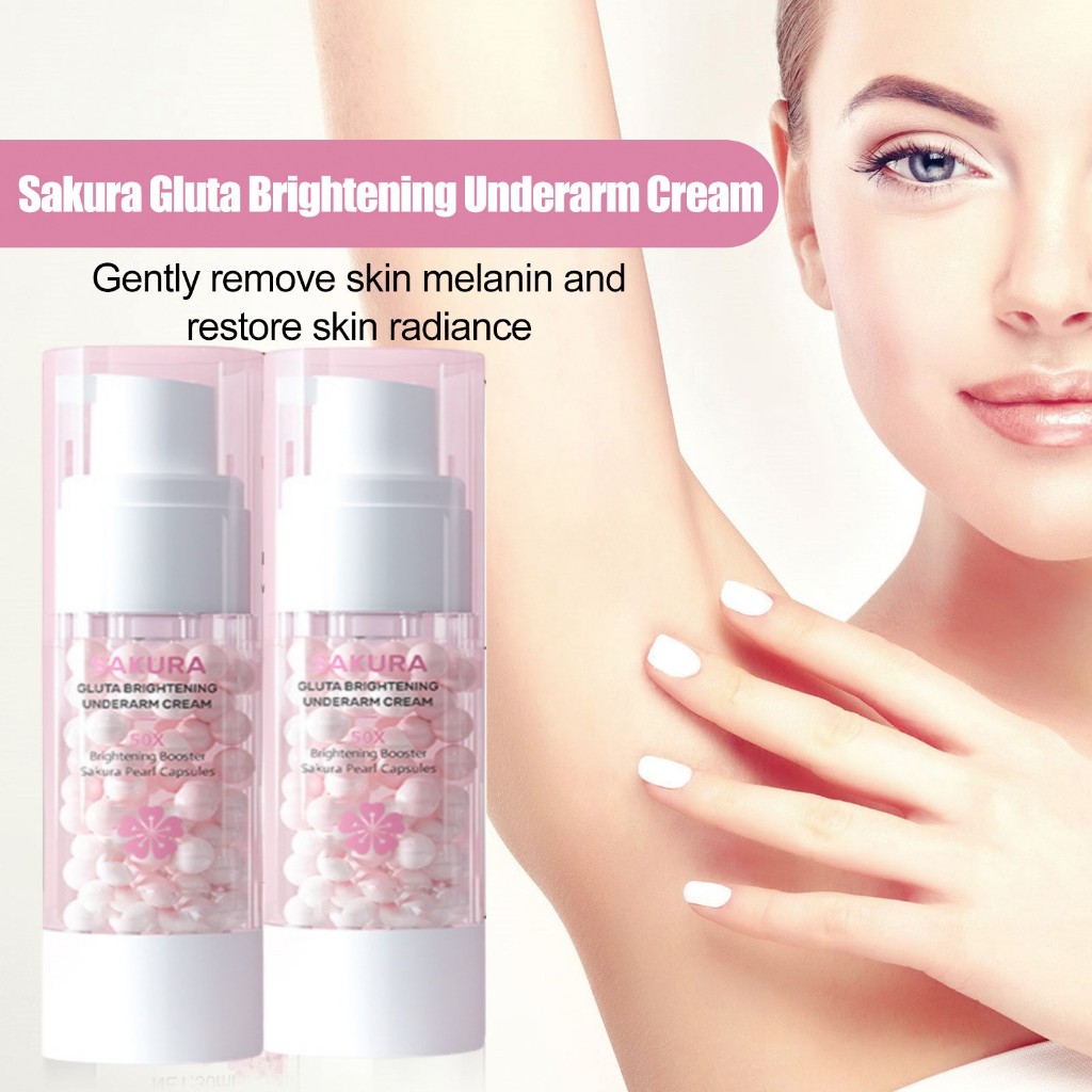 【BUY 1 TAKE 1】 Sakura Underarm Whitening Cream Body Lotion Pearl ...