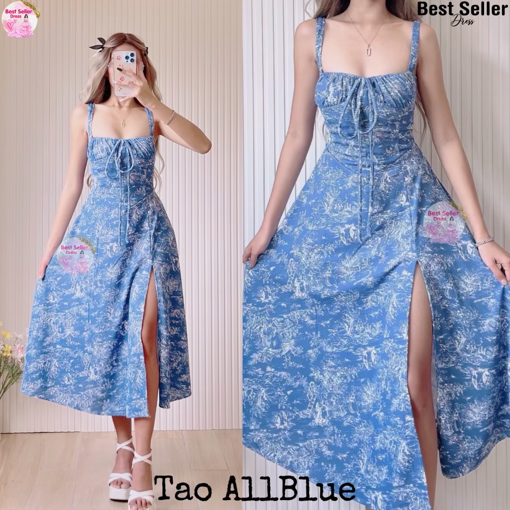 BSD BEST SELLER DRESS COURTNEY VINTAGE MAXI BUSTIER DRESS | Shopee Philippines