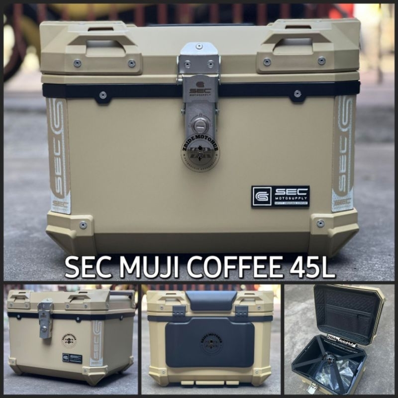 SEC MUJI 45L ABS TOP BOX - HARD PLASTIC | Shopee Philippines