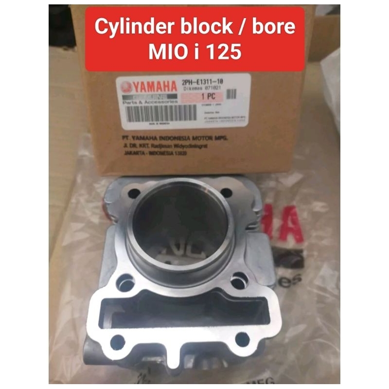Cylinder block / bore MIO i 125 genuine YAMAHA | Shopee Philippines
