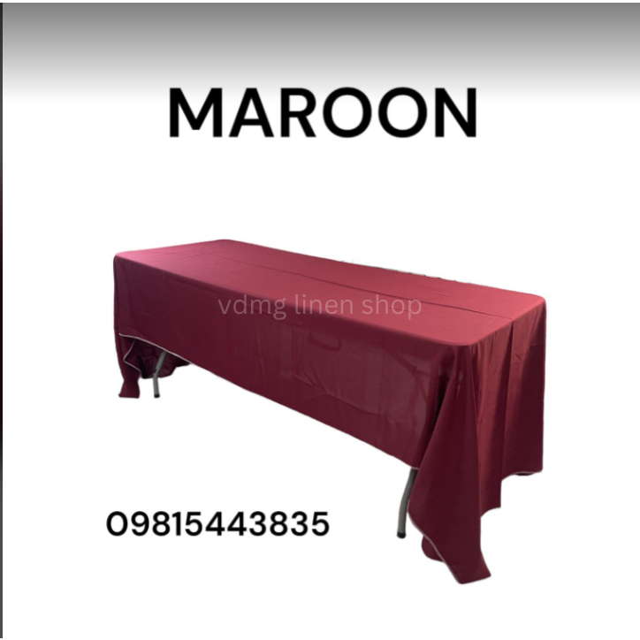 Table Cloth Plain Katrina US Rectangular Topper Wedding Elegant Cover ...