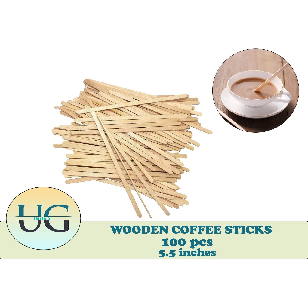 Wooden COFFEE STICK (100PCS) Coffee Stirrer | Shopee Philippines