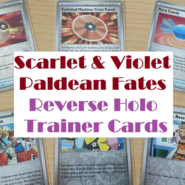 Scarlet & Violet Paldean Fates - Reverse Holo Trainer Cards - Pokemon ...