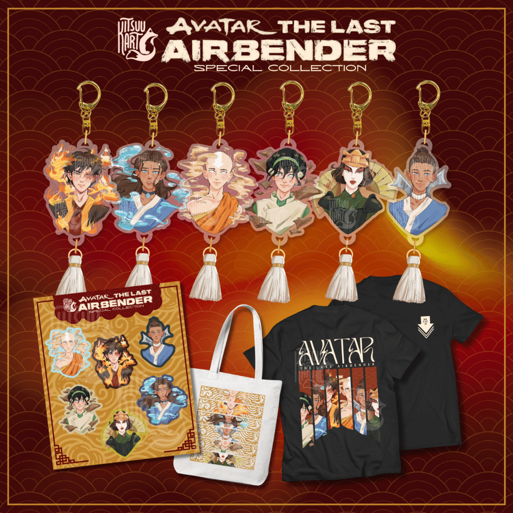 Avatar Last Airbender Collection Keychain Stickers Shirt | Kitsuukart ...