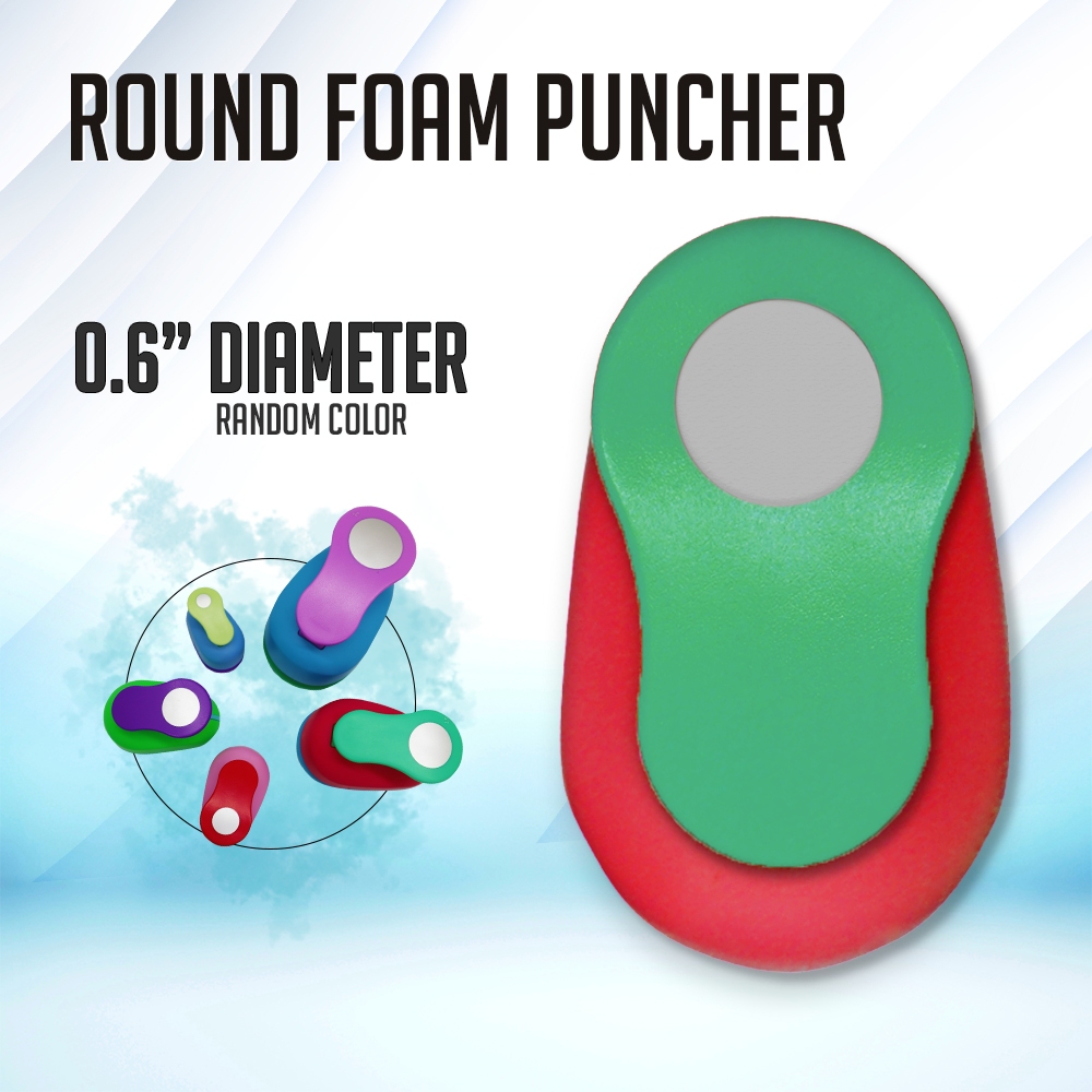 Circle Puncher for DIY and Scrapbooking Round Foam Puncher and ...