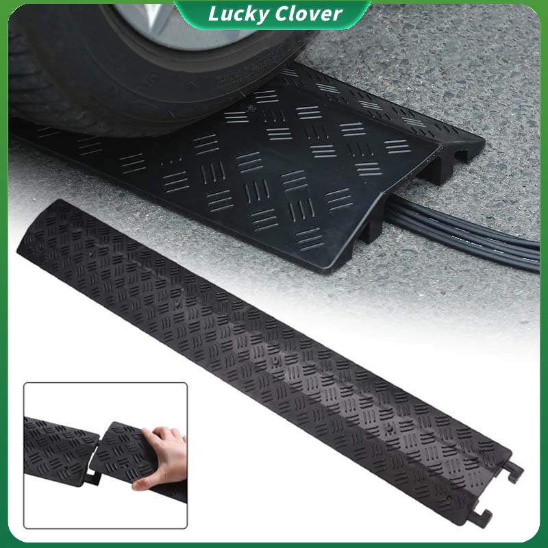 Rubber Cable Ramp Protector Ramp Wire Floor Cord Cover Channel Floor ...