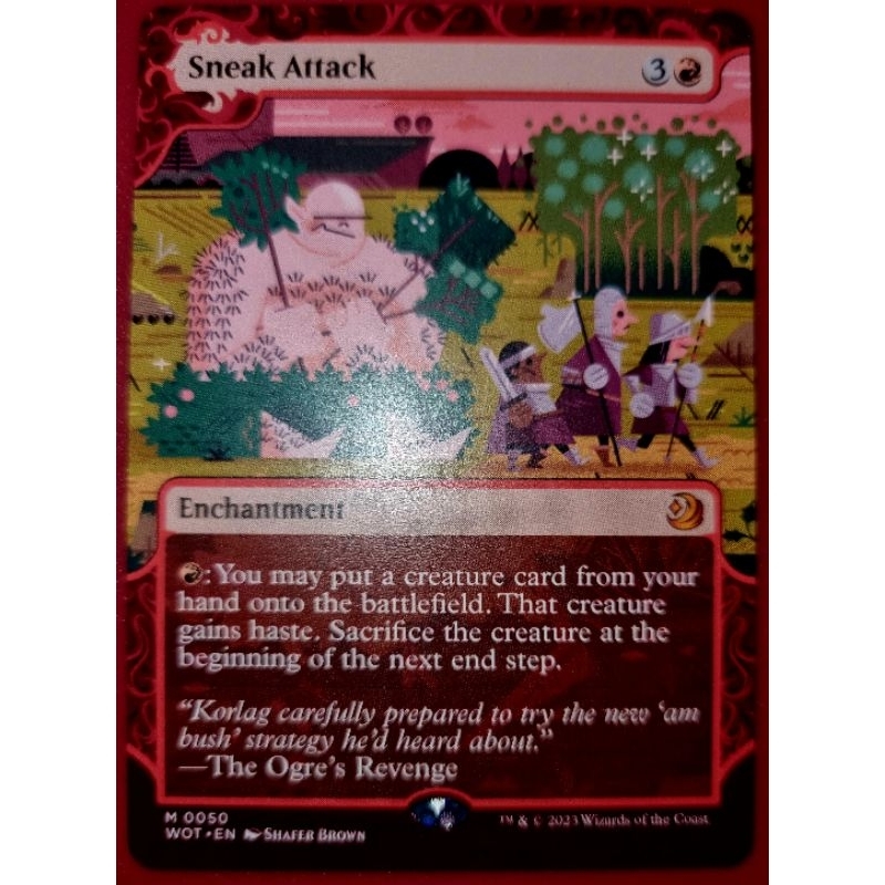 MTG Sneak Attack WOT (Nonfoil/Foil) | Shopee Philippines