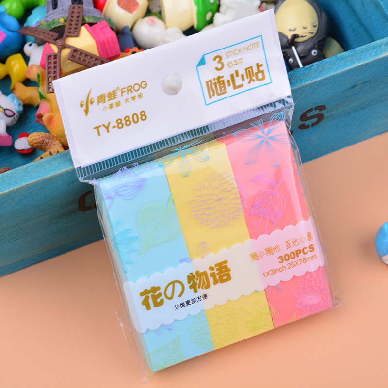 1 Pad Sticky notes 3 stick note 1x3 inches per stick | Shopee Philippines