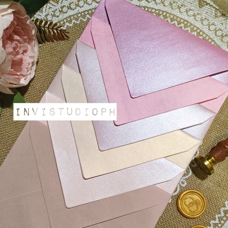 Invitation Envelope ON-HAND | Old Rose Misty Rose Pink Dusty Pink ...
