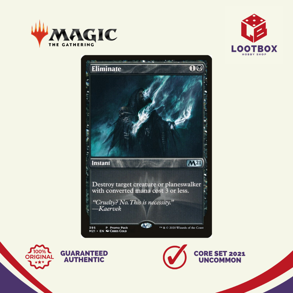Magic the Gathering: Eliminate (Uncommon) - Core Set 2021 | Shopee ...