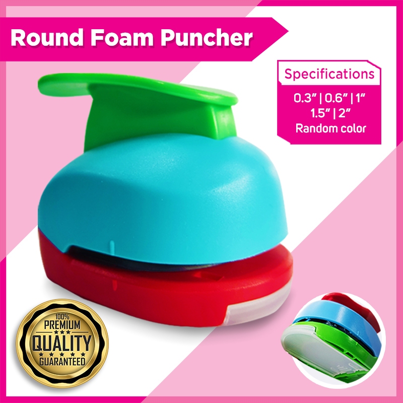 Round Foam Puncher (1pc) (assorted Color) | Shopee Philippines