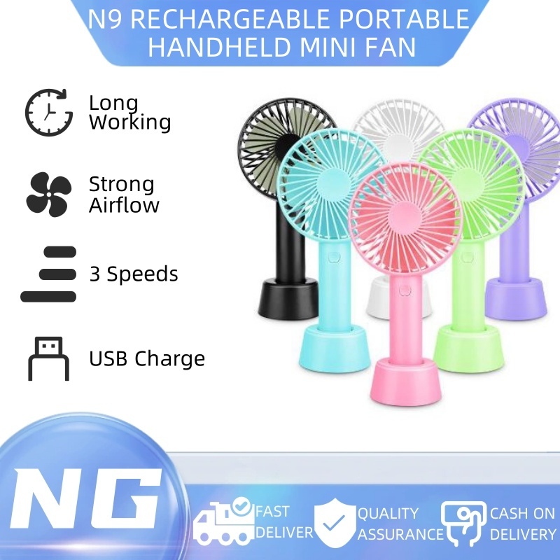 NG N9 Rechargeable Fan Mini USB Handheld Rechargeable Portable Cooling ...