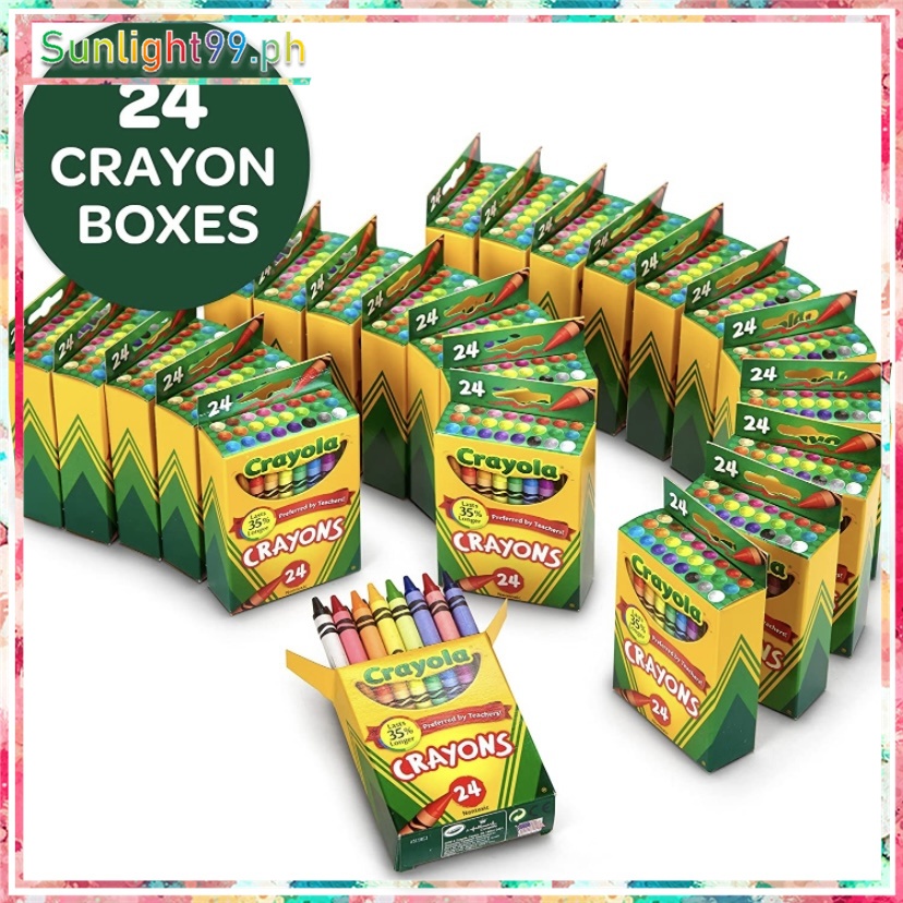 Crayola crayons with set of 8colors 16colors 24colos for drawing arts ...