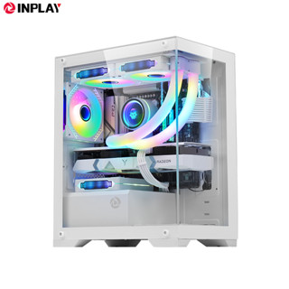 Inplay OpenView V100 PC Case Gaming Computer Case Mid-Tower M-ATX ...