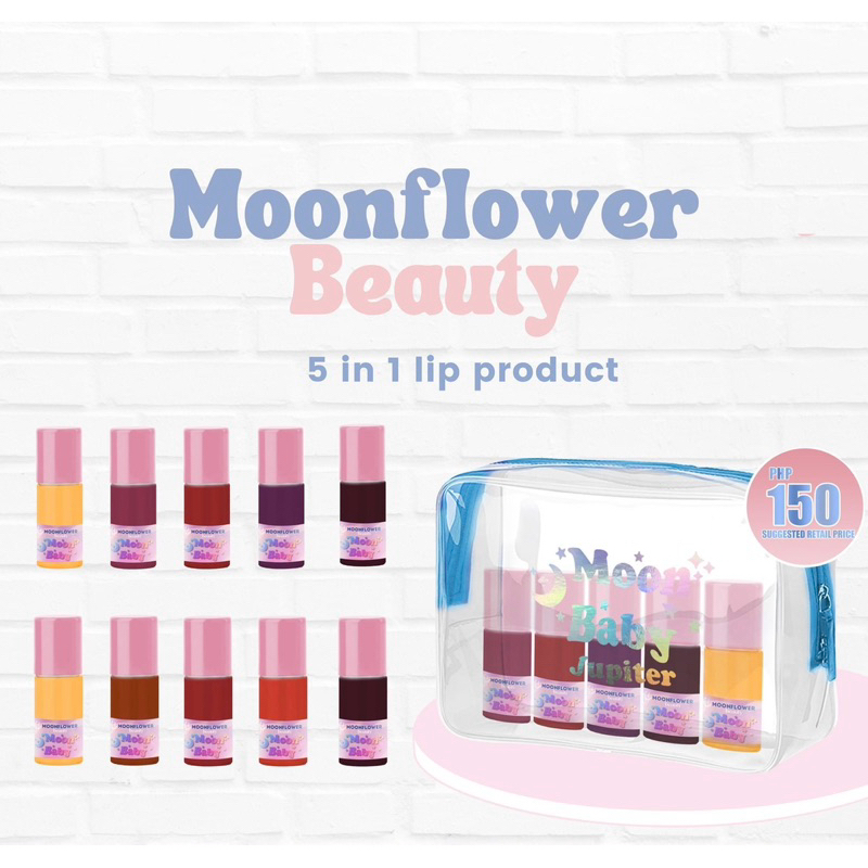Moon Flower Beauty Moon Baby 5 in 1 Tint (in chubby bottle) | Shopee ...