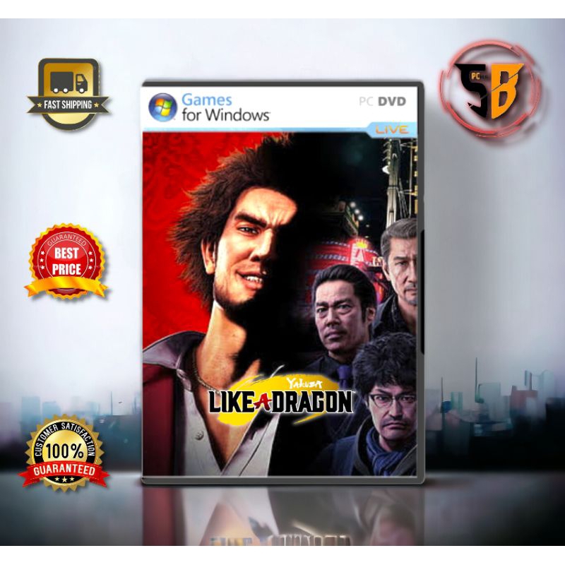 PC Laptop Video Game Yakuza Like A Dragon Legendary Edition +DLCs USB Windows OS Easy Install ...