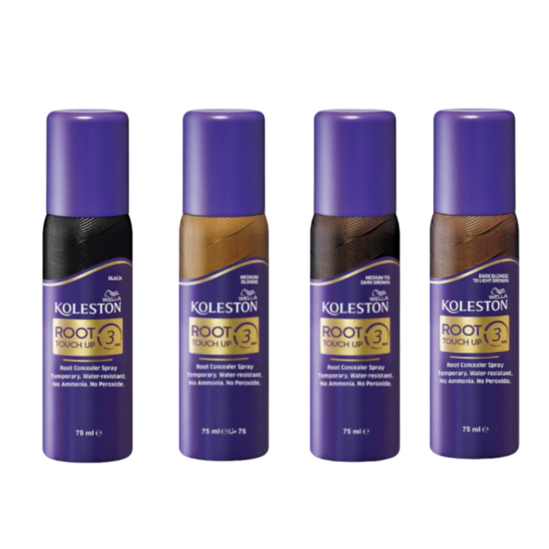 Wella Koleston Root Touch Up Spray 75ml, 3 colors available | Shopee ...