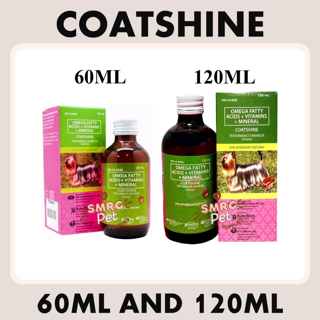 Coat Shine Performance Enhancer for Dogs 60ml 120ml | Shopee Philippines