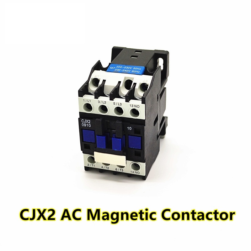 CJX2 Series AC Magnetic ContactorAC 220V 50/60Hz Coil Motor Starter Relay 3-Phase-Pole | Shopee ...