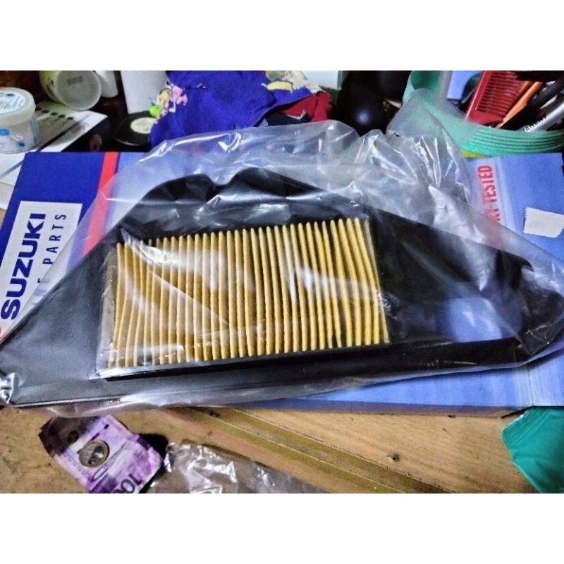 SUZUKI AIR FILTER FOR AIRBOX RAIDER 150 CARB TYPE | Shopee Philippines